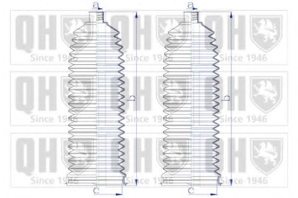 2034630396,MERCE 2034630396 Bellow Set, steering for MERCE