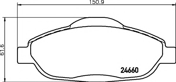 1613259380,PEUGE 16 132 593 80 Brake Pad Set, disc brake for PEUGE