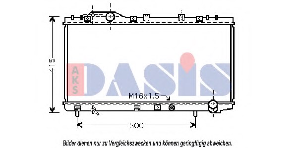 1640027020,TOYOT 1640027020 Radiator, engine cooling for TOYOT
