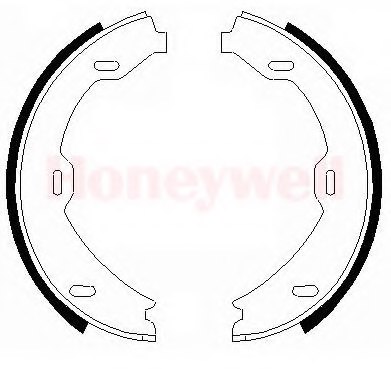 2204200520,MERCE 220 420 05 20 Brake Shoe Set, parking brake for MERCE