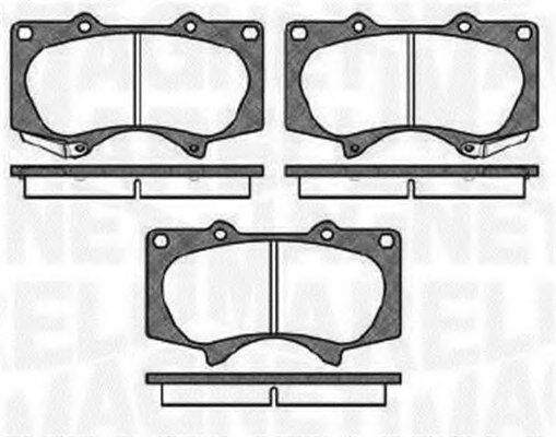 0446535290,TOYOT 04465-35290 Brake Pad Set, disc brake for TOYOT