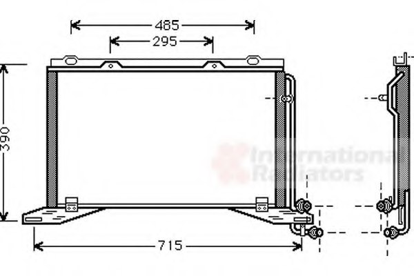 2108300370,MERCE 2108300370 Condenser, air conditioning for MERCE
