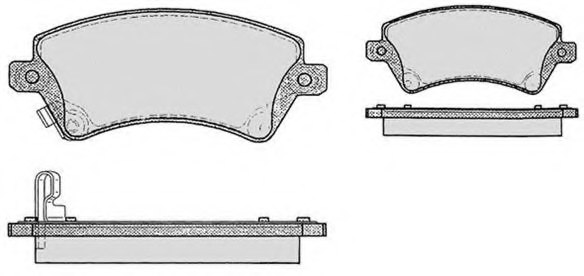 0446502150,TOYOT 04465-02150 Brake Pad Set, disc brake for TOYOT