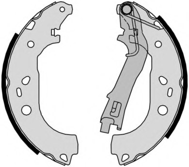 4241N8,PEUGE 4241.N8 Brake Shoe Set for PEUGE