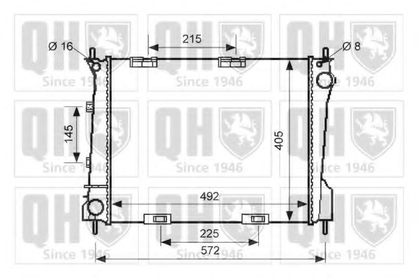 8200468913,RENAU 8200468913 Radiator, engine cooling for RENAU