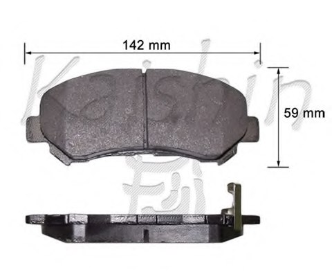AY040NS132,NISSA AY040-NS132 Brake Pad Set, disc brake for NISSA