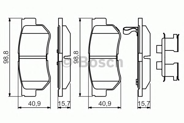 583022HA00,HYUNDAI 58302-2HA00 Brake Pad Set, disc brake for HYUNDAI