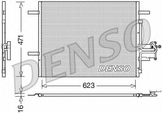 31332027,VOLVO 31332027 Condenser, air conditioning for VOLVO