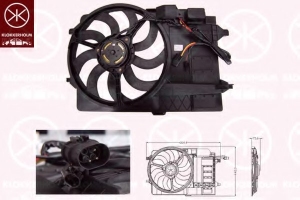 17107529272,MINI 17107529272 Fan, radiator for MINI