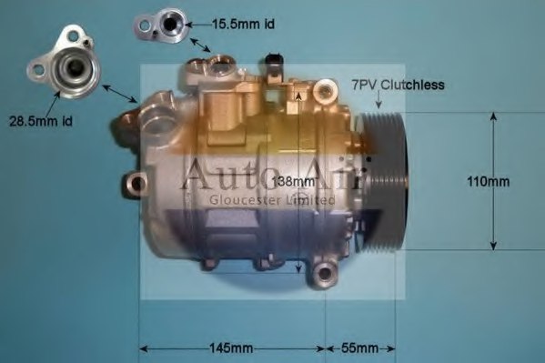 64526956719,BMW 64526956719 Compressor, air conditioning for BMW