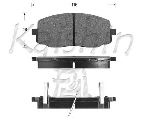 581010XA00,HYUNDAI 58101-0XA00 Brake Pad Set, disc brake for HYUNDAI