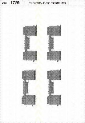 42555633,IVECO 42555633 Brake Pad Set, disc brake for IVECO