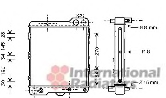 893121251G,AUDI 893121251G Radiator, engine cooling for AUDI