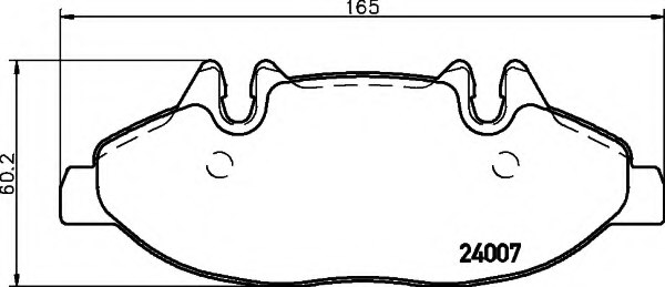 0064204320,MERCE 0064204320 Brake Pad Set, disc brake for MERCE