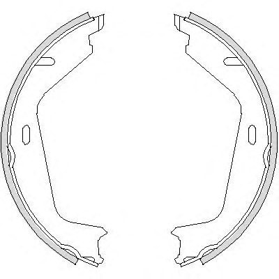 31262874,VOLVO 31262874 Brake Shoe Set, parking brake for VOLVO