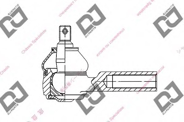 5682028000,HYUNDAI 56820-28000 Tie Rod End for HYUNDAI