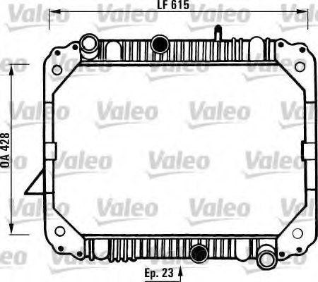 6735000903,MERCE 6735000903 Radiator, engine cooling for MERCE