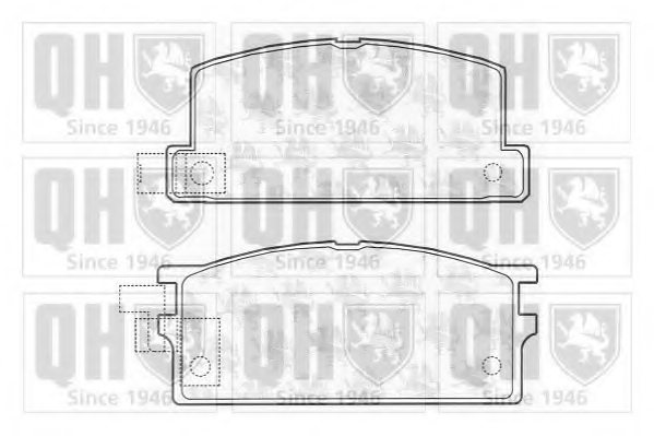 8941230410,ISUZU 8-94123-041-0 Brake Pad Set, disc brake for ISUZU