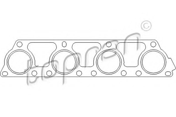 06B253039E,AUDI 06B253039E Gasket, exhaust manifold for AUDI
