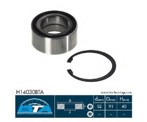 44300TA0A51,HONDA 44300-TA0-A51 Wheel Bearing Kit for HONDA