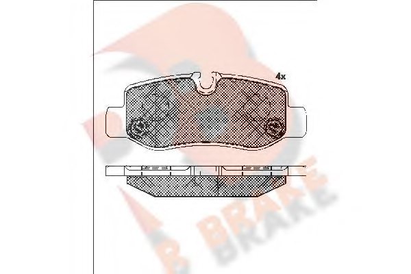 4474200120,MERCE 4474200120 Brake Pad Set, disc brake for MERCE