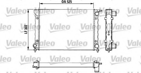 321121253AL,VAG 321121253AL Radiator, engine cooling for VAG