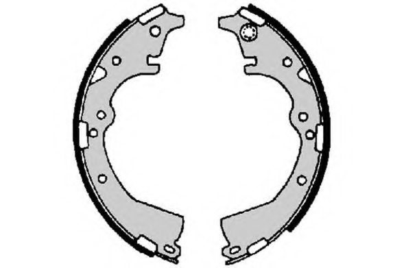0449535170,TOYOT 04495-35170 Brake Shoe Set for TOYOT
