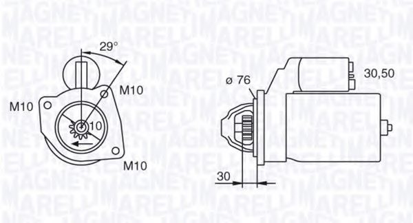 1732742,FORD 1732742 Starter for FORD