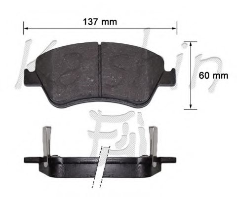 0446502200,TOYOT 04465-02200 Brake Pad Set, disc brake for TOYOT