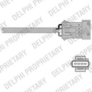 1628YK,PEUGE 1628 YK Lambda Sensor for PEUGE