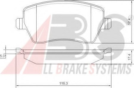 410608481R,RENAU 410608481R Brake Pad Set, disc brake for RENAU