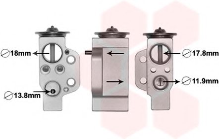 8K0820679A,AUDI 8K0820679A Expansion Valve, air conditioning for AUDI