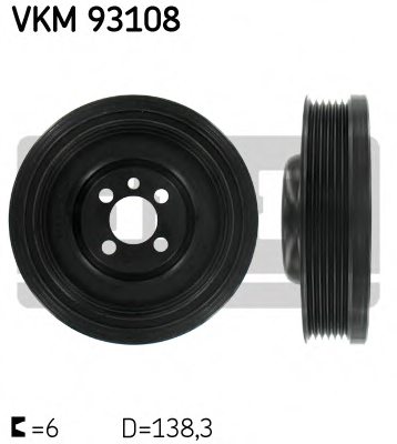 038105243M,VAG 038105243M Belt Pulley, crankshaft for VAG
