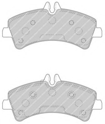 0064204520,MERCE 0064204520 Brake Pad Set, disc brake for MERCE