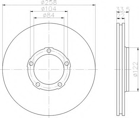 MB407030,MITSUBISHI MB 407030 Brake Disc for MITSUBISHI