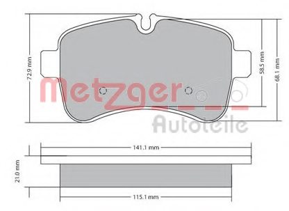 42555917,IVECO 42555917 Brake Pad Set, disc brake for IVECO