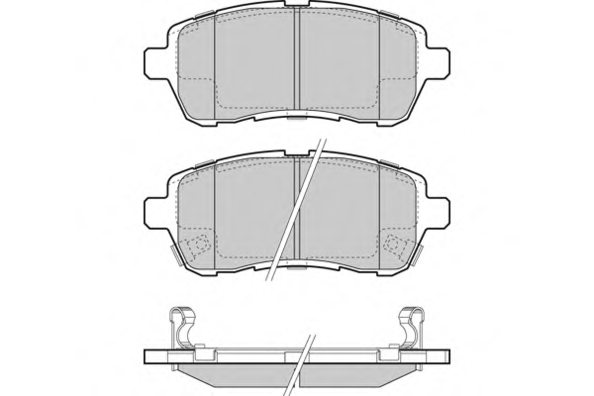 04465B1190,DAIHA 04465-B1190 Brake Pad Set, disc brake for DAIHA