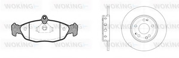 569030,OPEL 569030 Brake Disc for OPEL