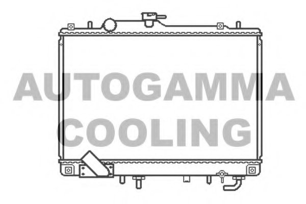MR239627,MITSUBISHI MR239627 Radiator, engine cooling for MITSUBISHI
