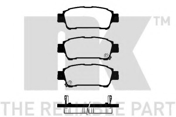 0446628070,TOYOT 04466-28070 Brake Pad Set, disc brake for TOYOT