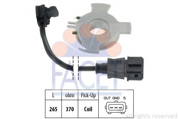 83617,FACET 8.3617 Sensor, ignition pulse for CITRO?N,PEUGEOT