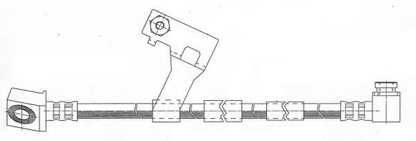 4509354,CHRYS 4509354 Brake Hose for CHRYS