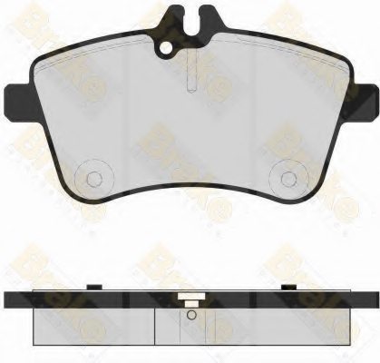 1694201920,MERCE 169 420 19 20 Brake Pad Set, disc brake for MERCE