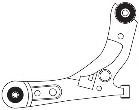 5450107150,KIA 54501-07150 Track Control Arm for KIA