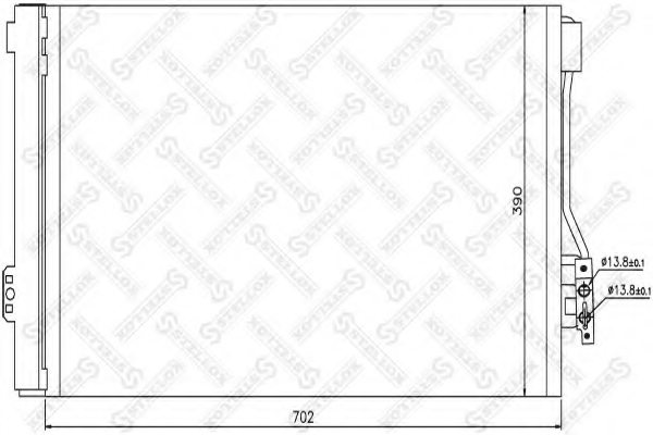 6398350270,MERCE 6398350270 Condenser, air conditioning for MERCE