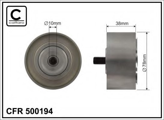 20795604,VOLVO 20795604 Deflection/Guide Pulley, v-ribbed belt for VOLVO