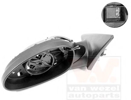 51167189967,BMW 51 16 7 189 967 Outside Mirror for BMW