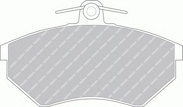 357698151B,VW 357.698.151B Brake Pad Set, disc brake for VW