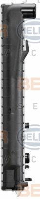 A2025002203,MERCE A2025002203 Radiator, engine cooling for MERCE