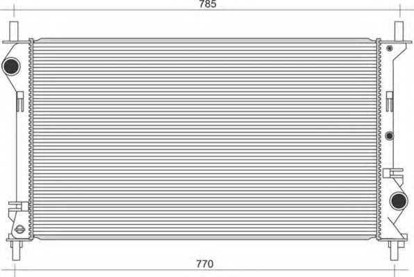 2035010101,MERCE 2035010101 Fuel radiator for MERCE